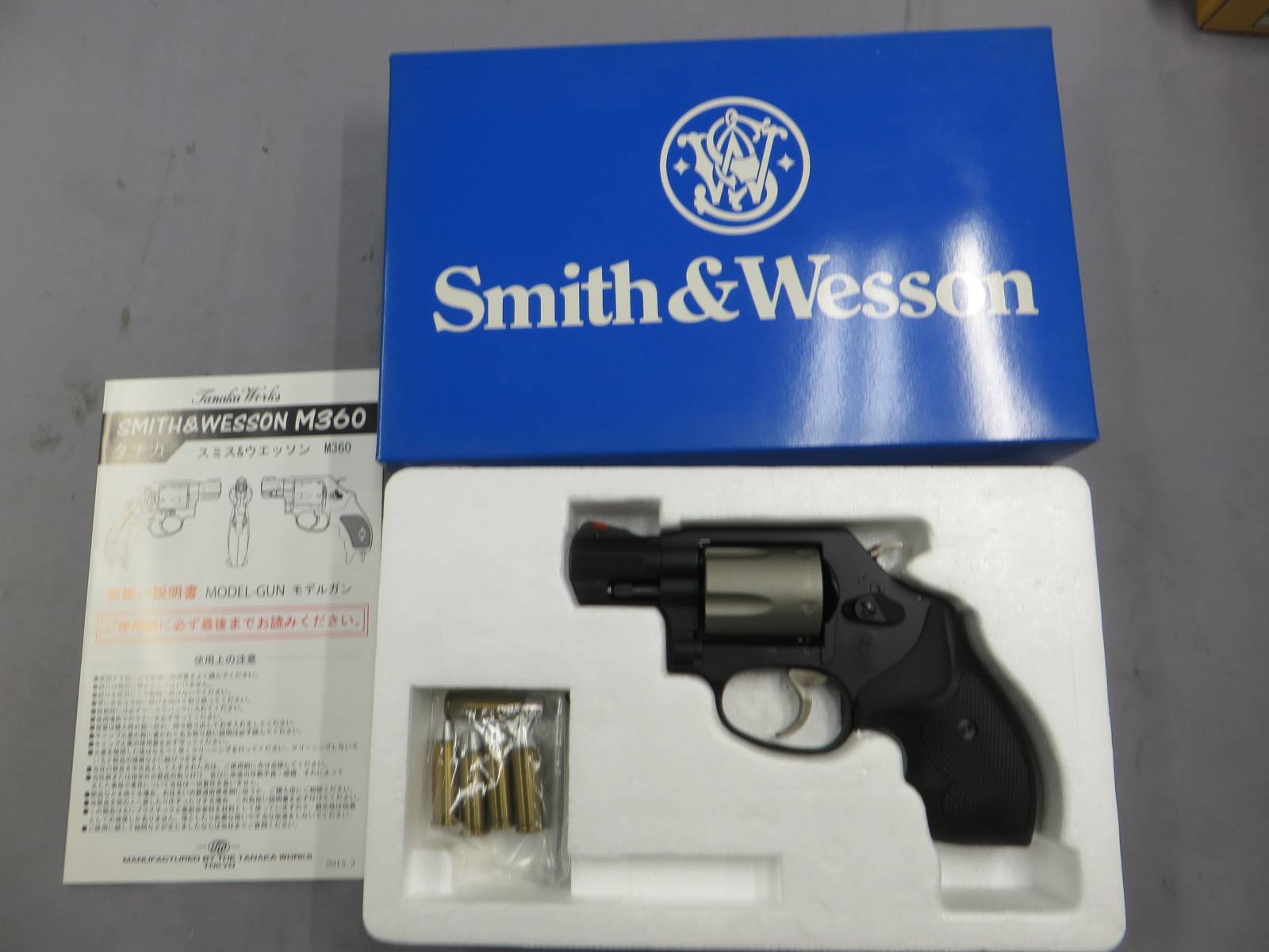 【タナカ】 S&W M360 PD スカンジウム.357マグナム 1-7/8インチ ABS + セラコートフィニッシュ モデルガン